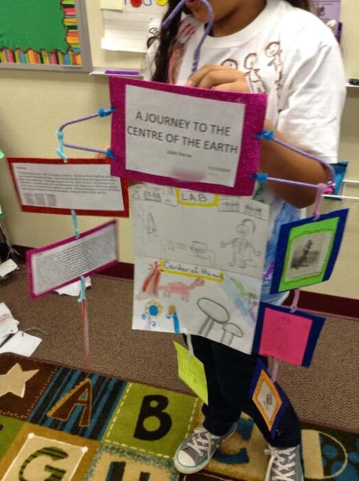 A spin on the traditional book report: Book Mobiles