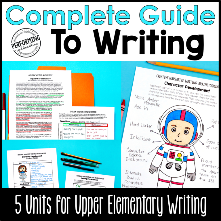 5 Mini-Lessons You MUST Teach for Creative Narrative Writing