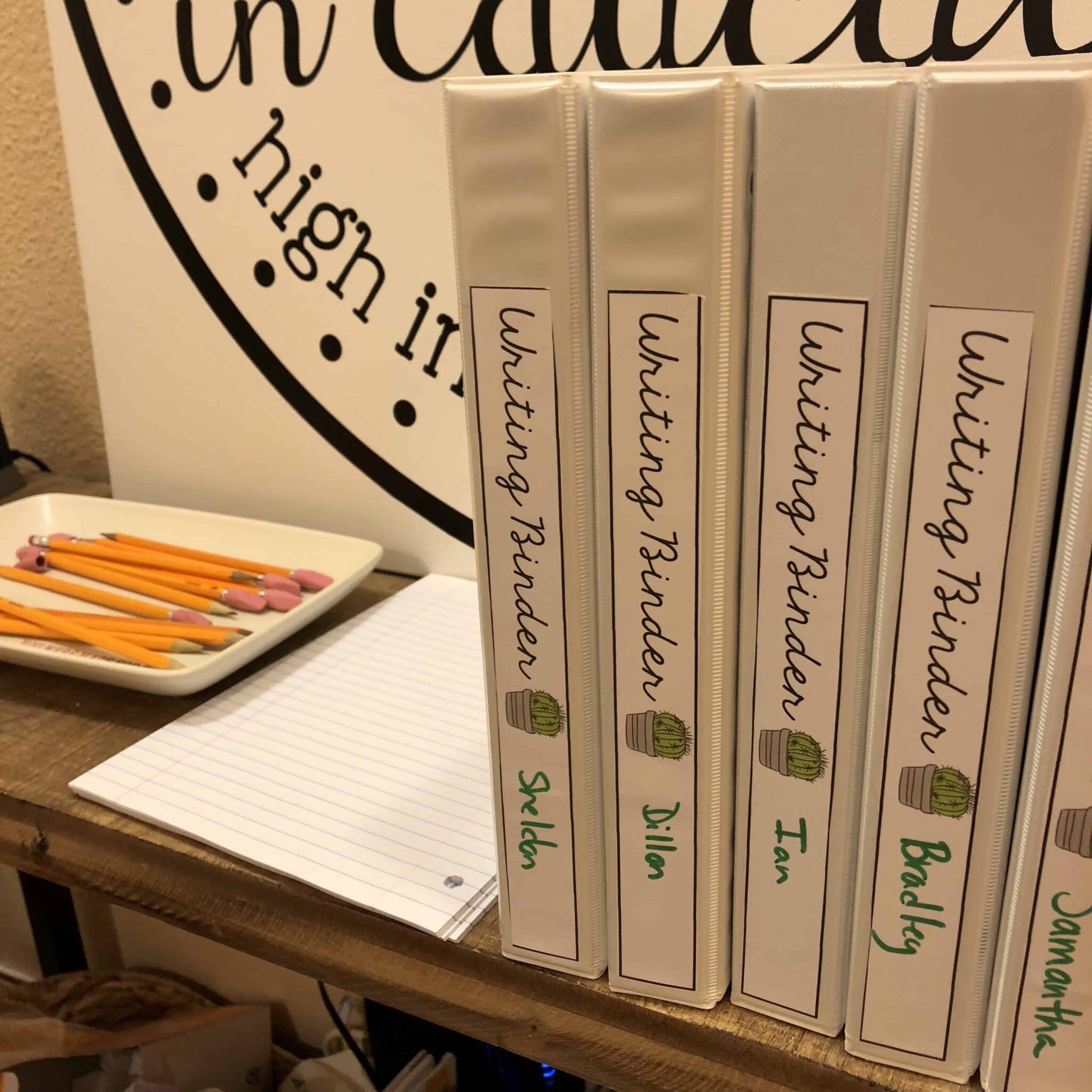Organizing Writing: How I Use Binders to Simplify Our Writing Block