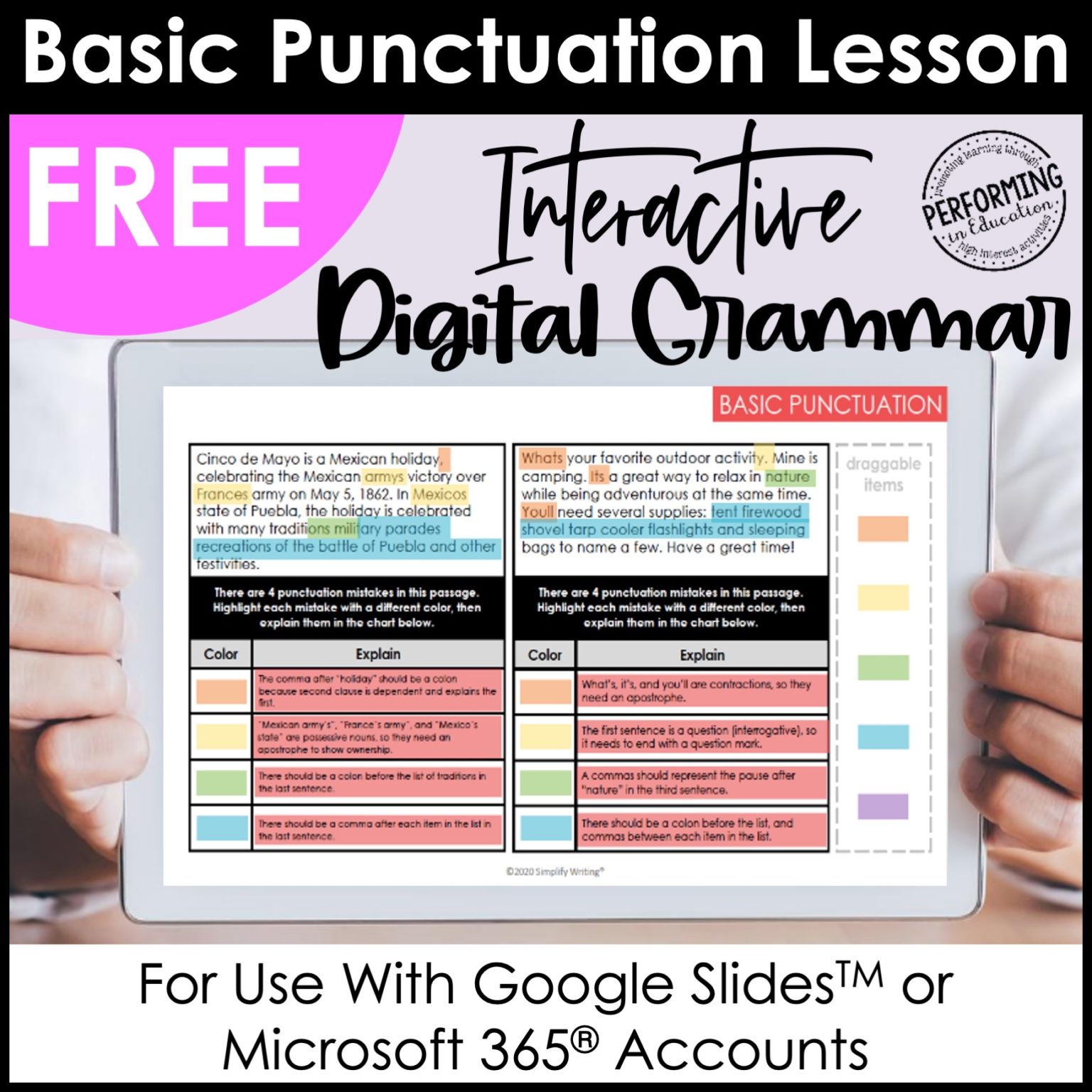 Engaging Ways to Teach Basic Punctuation + Free Digital Unit