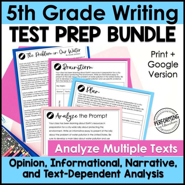 Quick Guide to Prepping Your Students for the Writing Test + Free ...