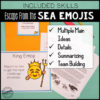 Main Idea Test Prep 5th Grade Escape Room | Breakout Game - Performing ...