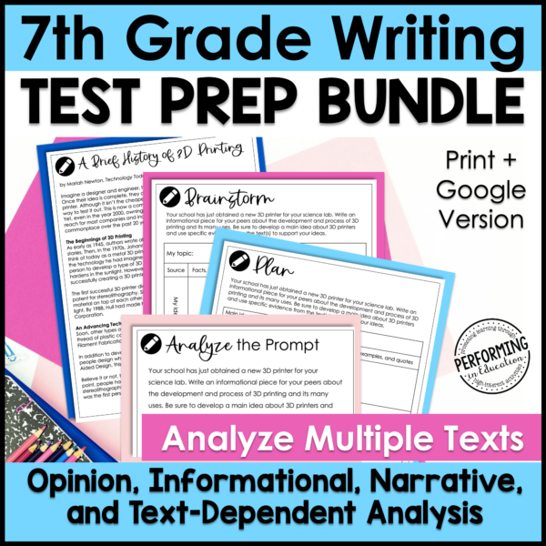 Quick Guide to Prepping Your Students for the Writing Test + Free ...